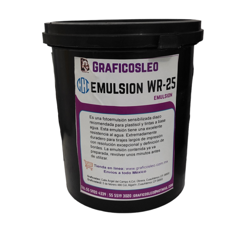 Emulsión WR-25 marca CCI - Graficosleo